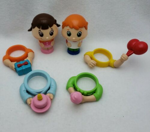 Lot Pop On Pals Spin Master 2010 Pieces Figures Arms Cake Ice Cream ...