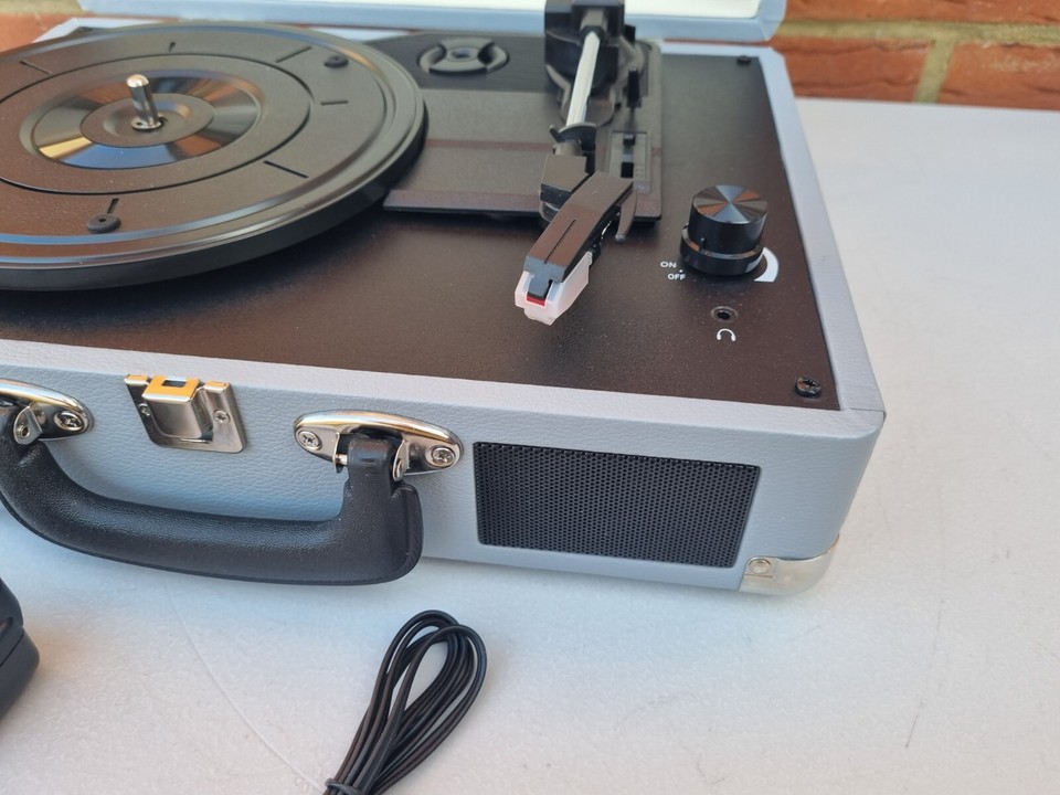 NEW, Bush Classic Turntable Retro Portable Case Record Amplifier Player ...