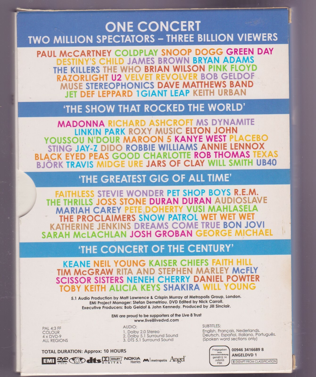 Live 8 (DVD, 2007) for sale online | eBay