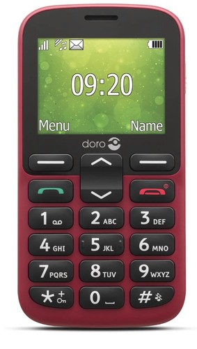 Doro 1380 Senior Unlocked 2G Dual SIM Mobile Phone with 2.4" Display ...
