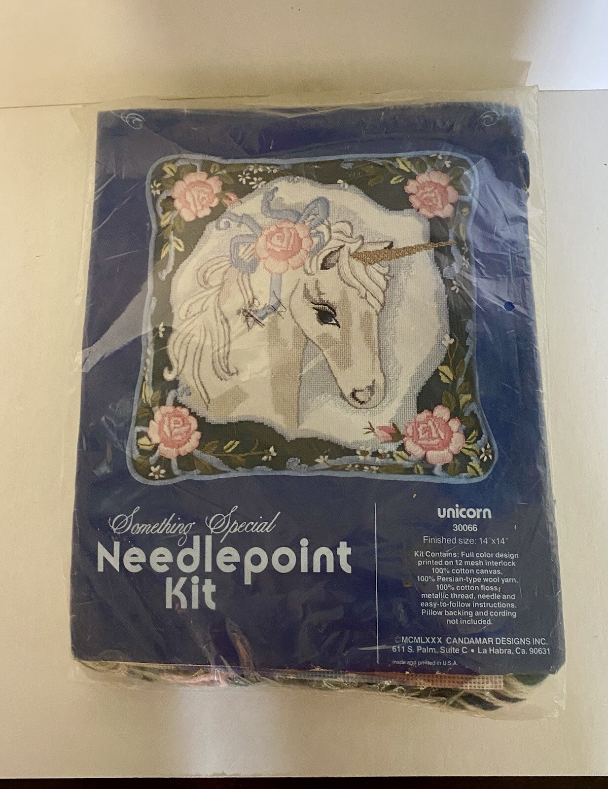 Candamar Design 30066 Something Special Vintage Needlepoint Kit 14 X 14 ...