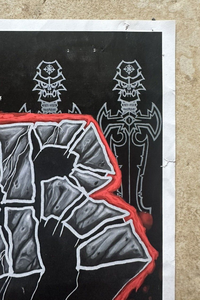 GWAR "Fate or Chaos Tour" 17x11 promo poster ,new,metal SLAVE PIT, INC ...