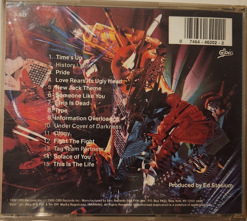 Time's Up by Living Colour (CD, Aug-1990, Epic) 74644620221| eBay