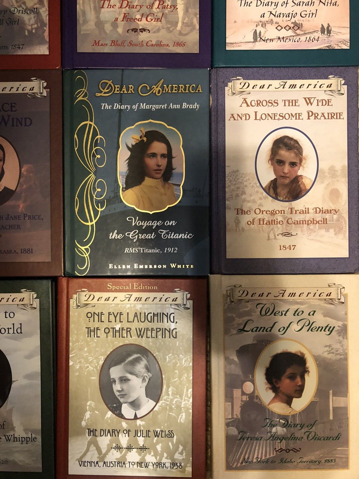Lot of 22 DEAR AMERICA Series Set Hardback Books Historical Fiction ...