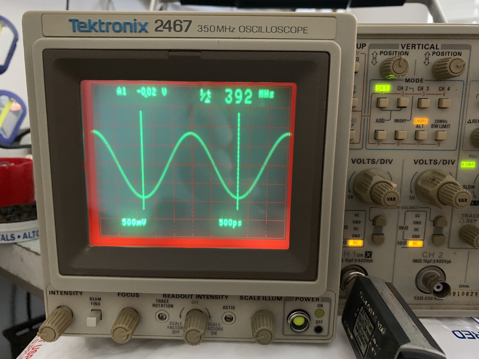Nice Very Low 1767 hour Cal'd TEKTRONIX 2467 Briteye OSCILLOSCOPE | eBay