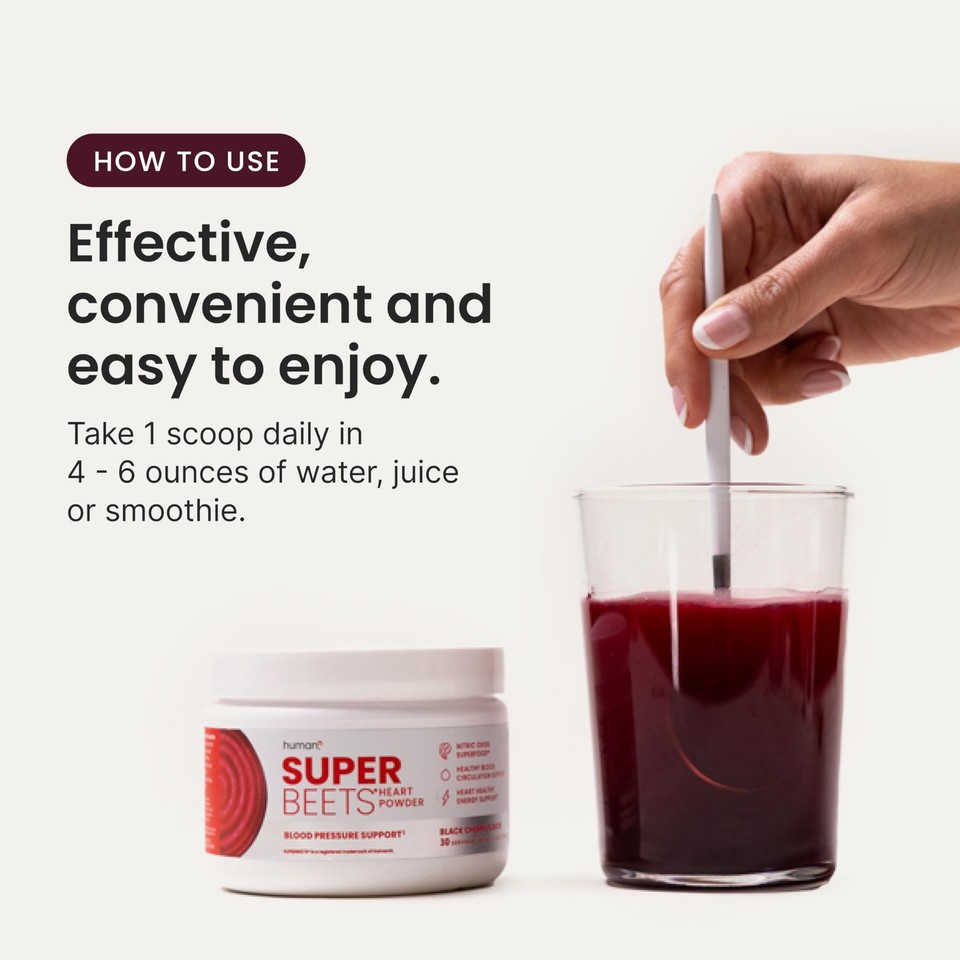 HumanN SuperBeets Beet Root Powder - Non-GMO Beetroot Superfood ...