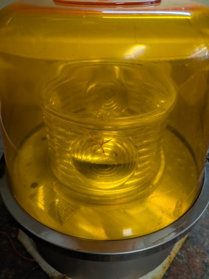 Vintage Original Trippe Emergency Strobe Model ST-1. 8 inch at bottom ...