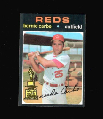 1971 Topps #478 BERNIE CARBO Reds NRMT | eBay