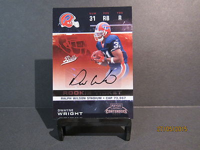 2007 Séries Éliminatoires Contenders #145 Dwayne Wright Au / 410 RC | eBay