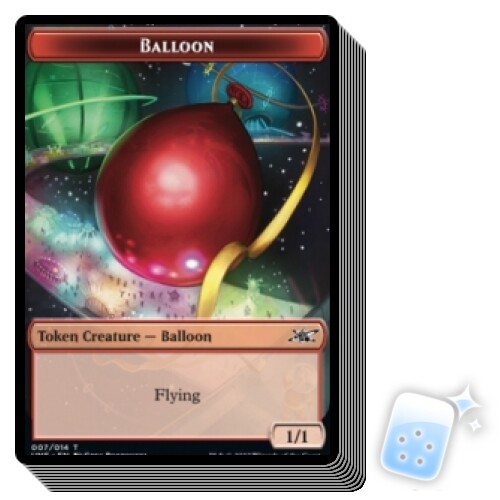 10 pcs BALLOON TOKEN (7/14) Unfinity Magic MTG MINT CARD | eBay