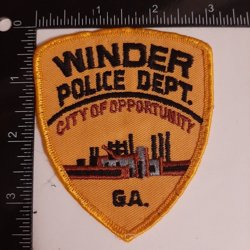 VINTAGE Winder Georgia GA Police Department Patch | eBay