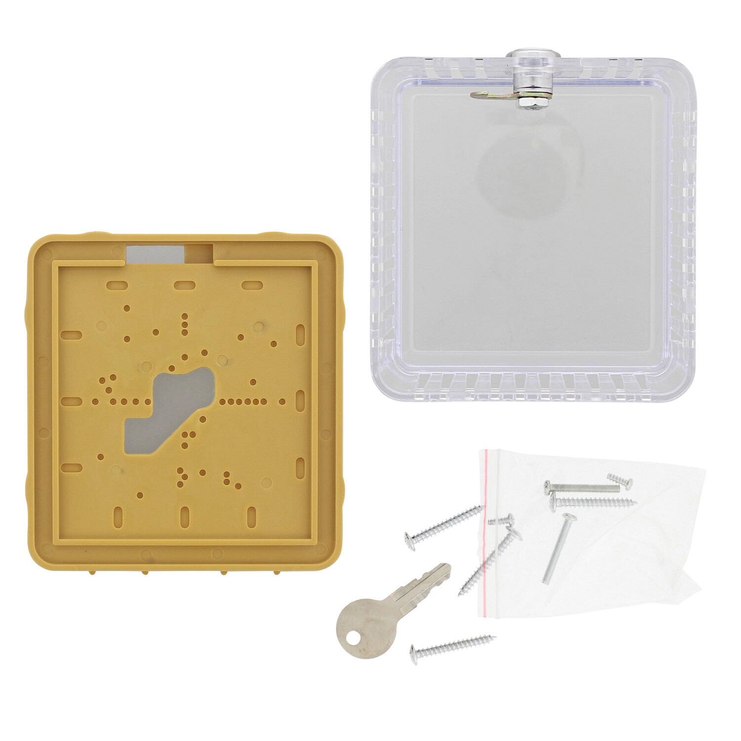 BISupply AC Thermostat Cover with Lock XS 1pk - Wall AC Panel Lock Box ...