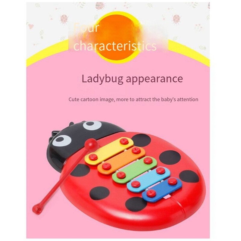 Puzzle Insect Ladybug Hand Percussion Instrument Early Education ...