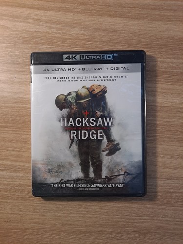 Hacksaw Ridge (4K Ultra HD + Blu-ray 2016, See Pictures) Combined Ship ...