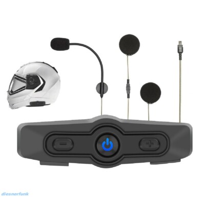 Albrecht BPA 400 Bluetooth Motorrad Headset für Smartphone Zumo ...