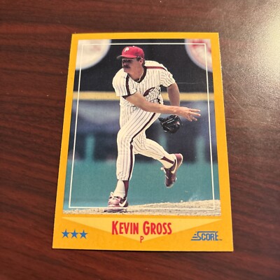 1988 Score # 468 - Kevin Gross - Philadelphia Phillies | eBay