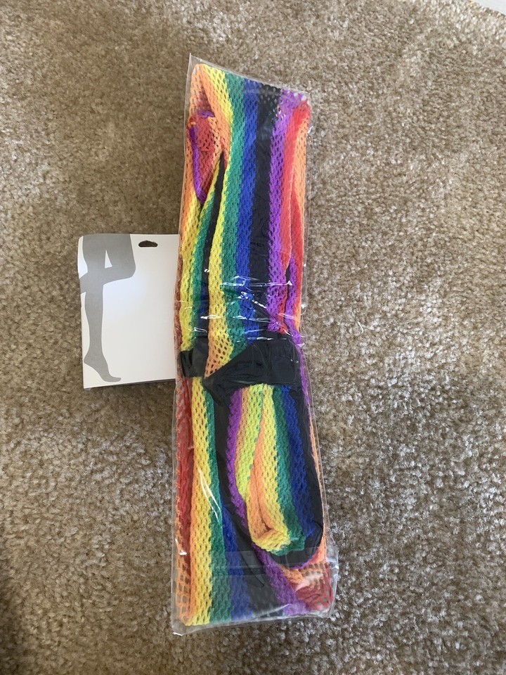 Rainbow Net Leggings | eBay