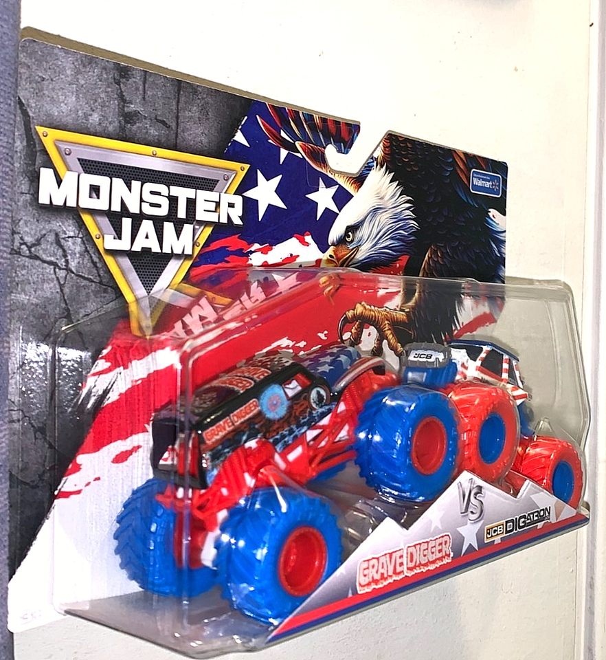 MONSTER JAM 2025 WALMART RWB DIGGER/DIGATRON & EL TORO LOCO/MEGALODON ...