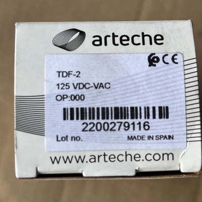 TDF2 ARTECHE TIME DELAY RELAY 125 VDC-VAC | eBay