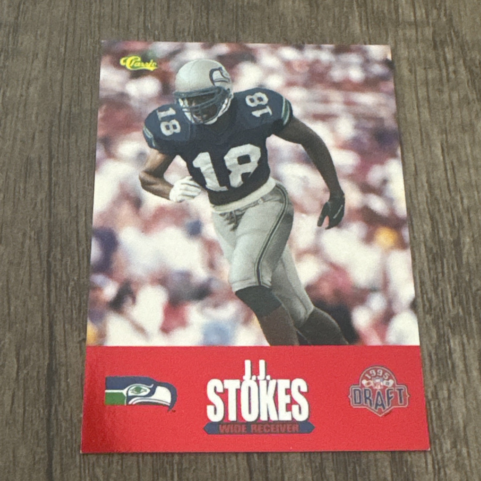 1995 Classic JJ Stokes NFL Draft Day #12 Seattle Seahawks | eBay