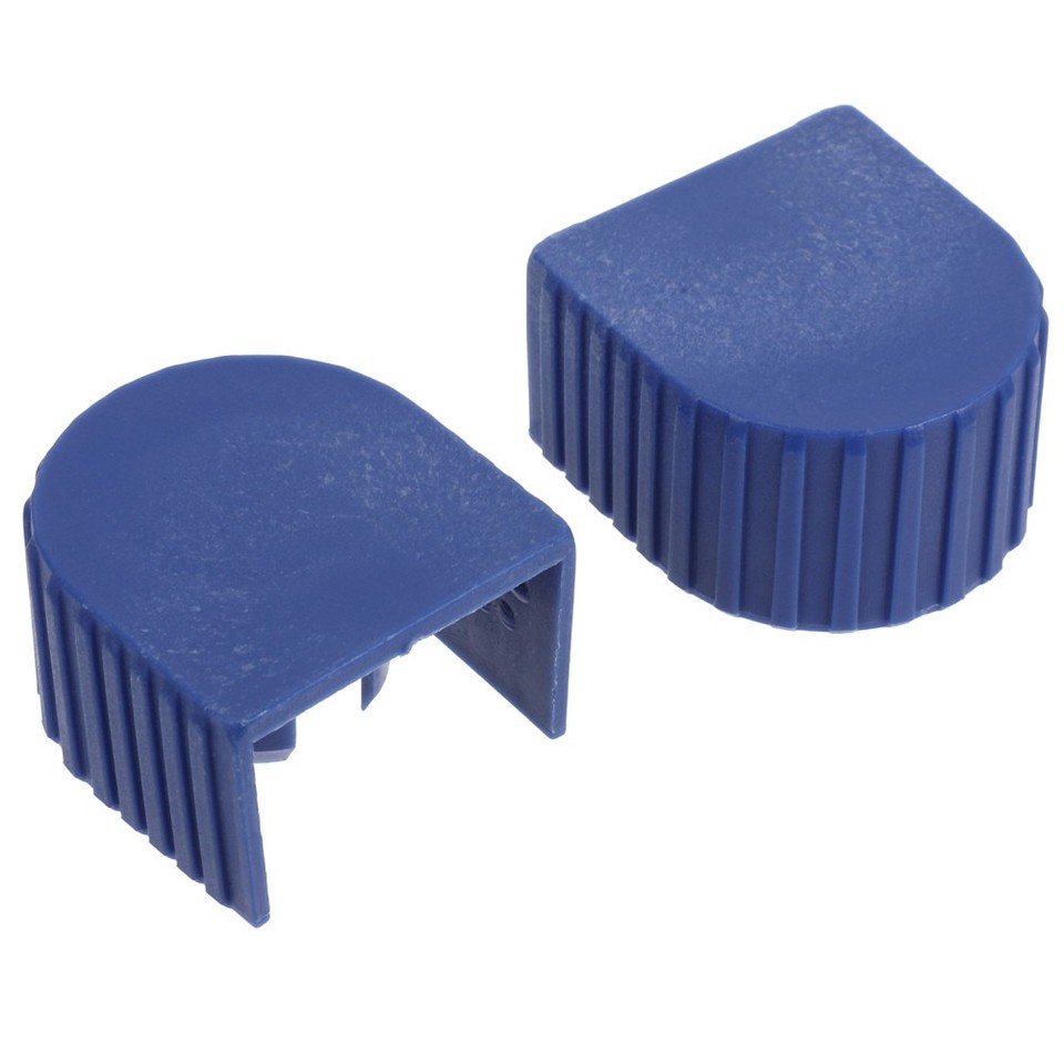 2 Pcs Thick Plastic Ladder Covers Extendable Top Accessories Caps ...