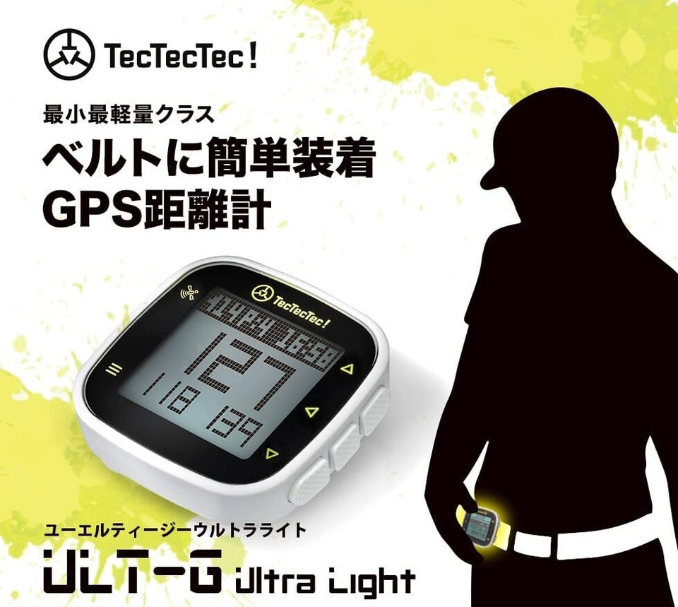 TECTECTEC Golf GPS Distance Meter ULT-G Ultra Light Easy to attach to ...