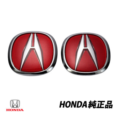 Honda Genuine Acura Integra DC2 97-01 Type-R RED A Emblem Front and ...