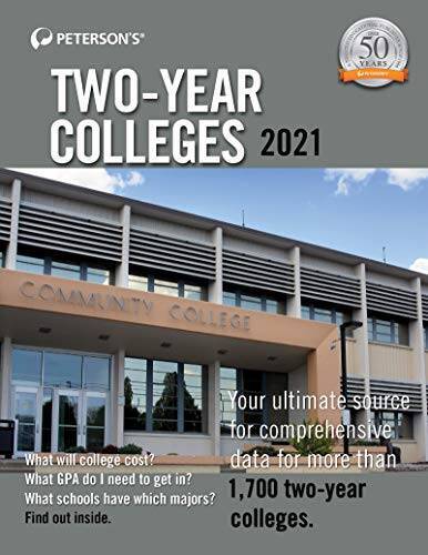 Two-Year Colleges 2021 (Petersons Two Year Colleges) - Paperback - GOOD ...