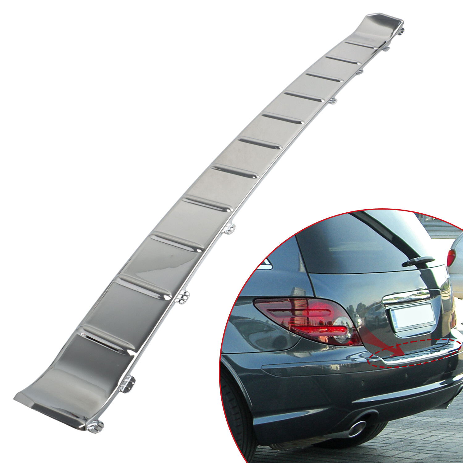 Rear Bumper Step Protection Pad Fits for 2006 07 08 09 2010 Mercedes ...