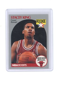 1990 NBA Hoops Basketball Card #66 Stacey King Rookie Chicago Bulls | eBay