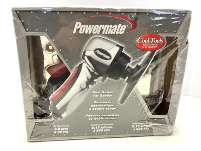 New Powermate 6" Dual-Action Air Sander 024-0092CT Cool Tools Sealed ...