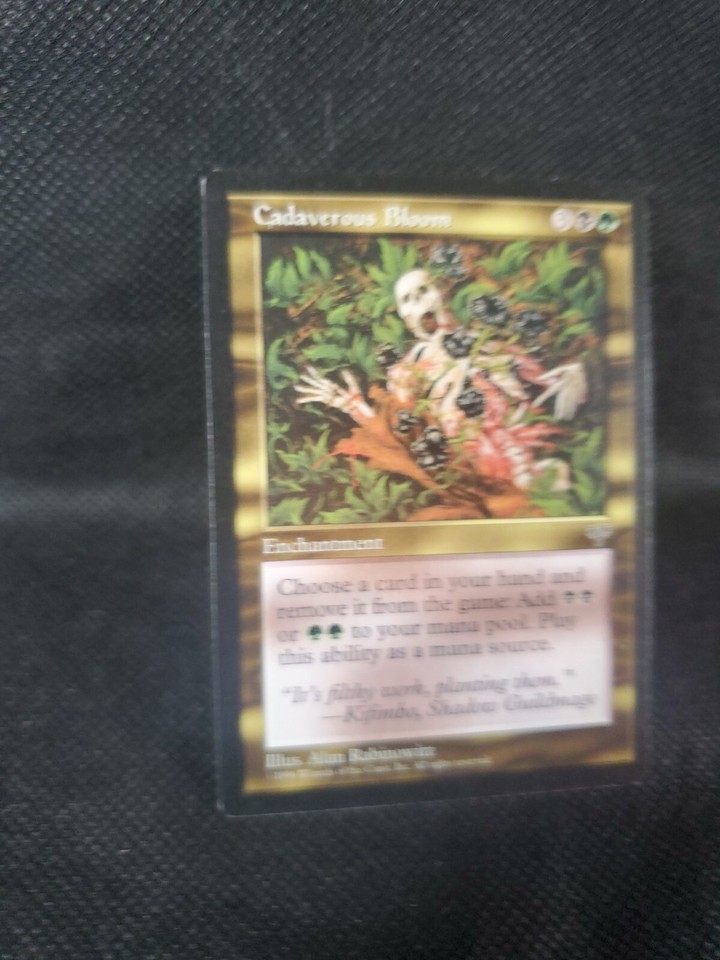 MTG Magic Cadaverous Bloom Mirage Rare NM See Detailed Pics | eBay