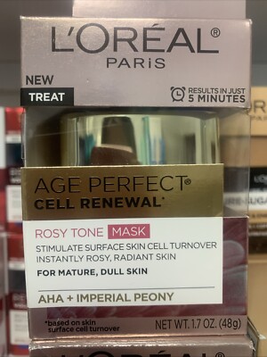 L’Oréal Paris Age Perfect Cell Renewal Rosy Tone Mask (2 Pack) | eBay