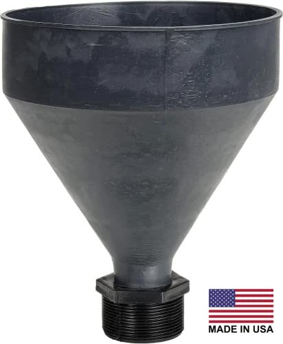 Drum Barrel Funnel with 2" Thread for Automotive Use, 3Qt Capacity ...