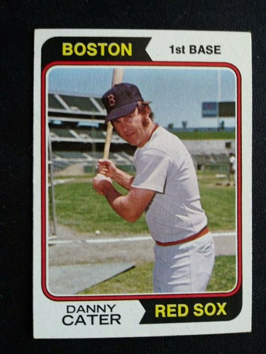 1974 Topps Baseball Card # 543 Danny Cater - Boston Red Sox | eBay