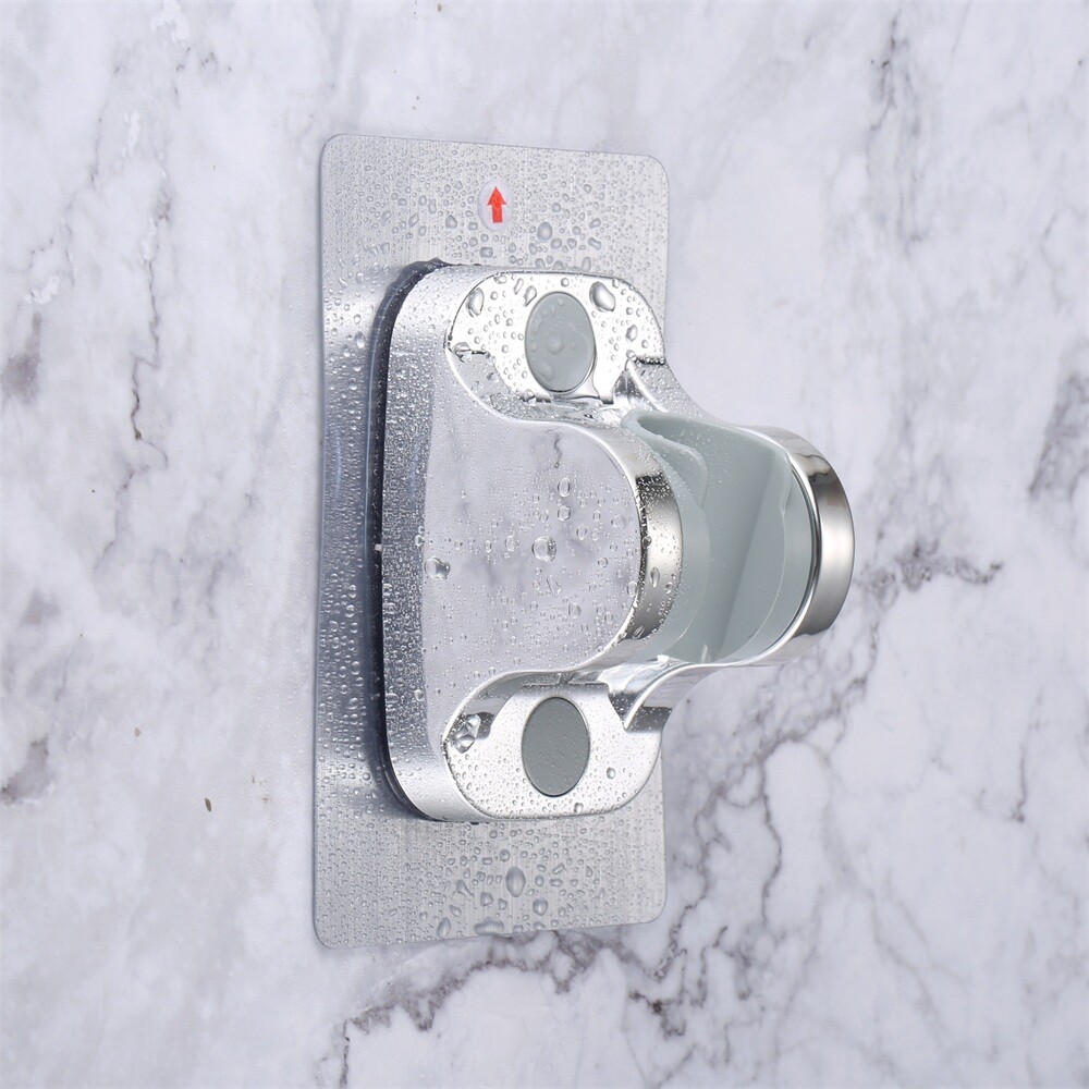 Bathroom Self-Adhesive Shower Head Holder Rack for Standard Shower ...