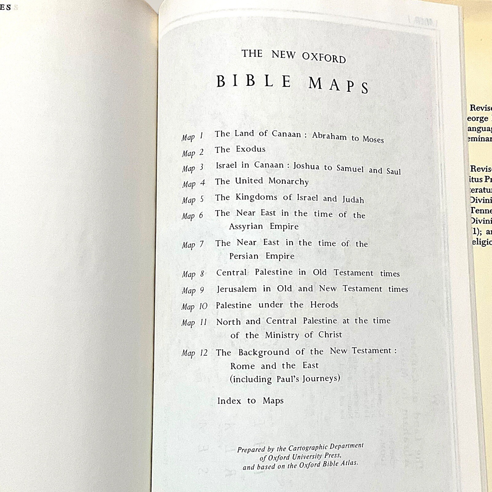 Vintage 1973 The New Oxford Annotated Bible Revised Standard Version ...