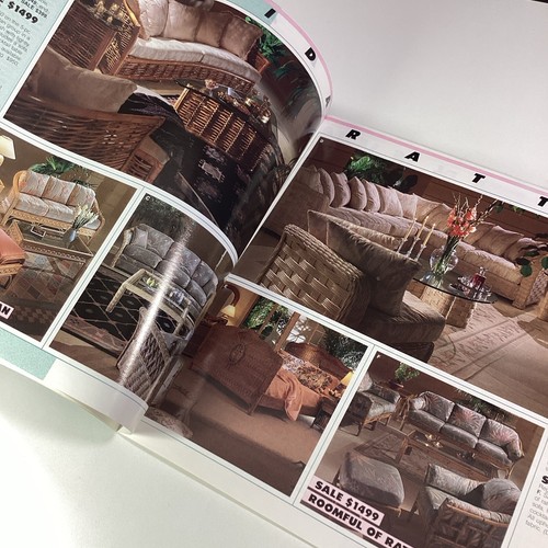 Florida Catalog Miami Burdines 1988 Christmas Home Beachcore Rattan | eBay