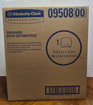 Kimberly-Clark Professional JRT Jr. Escort Jumbo Roll Dispenser White ...