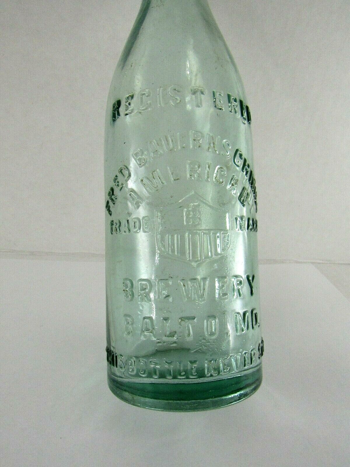 Aqua Fred Bauernschmidt American Brewery Baltimore Md BlobTop Beer ...