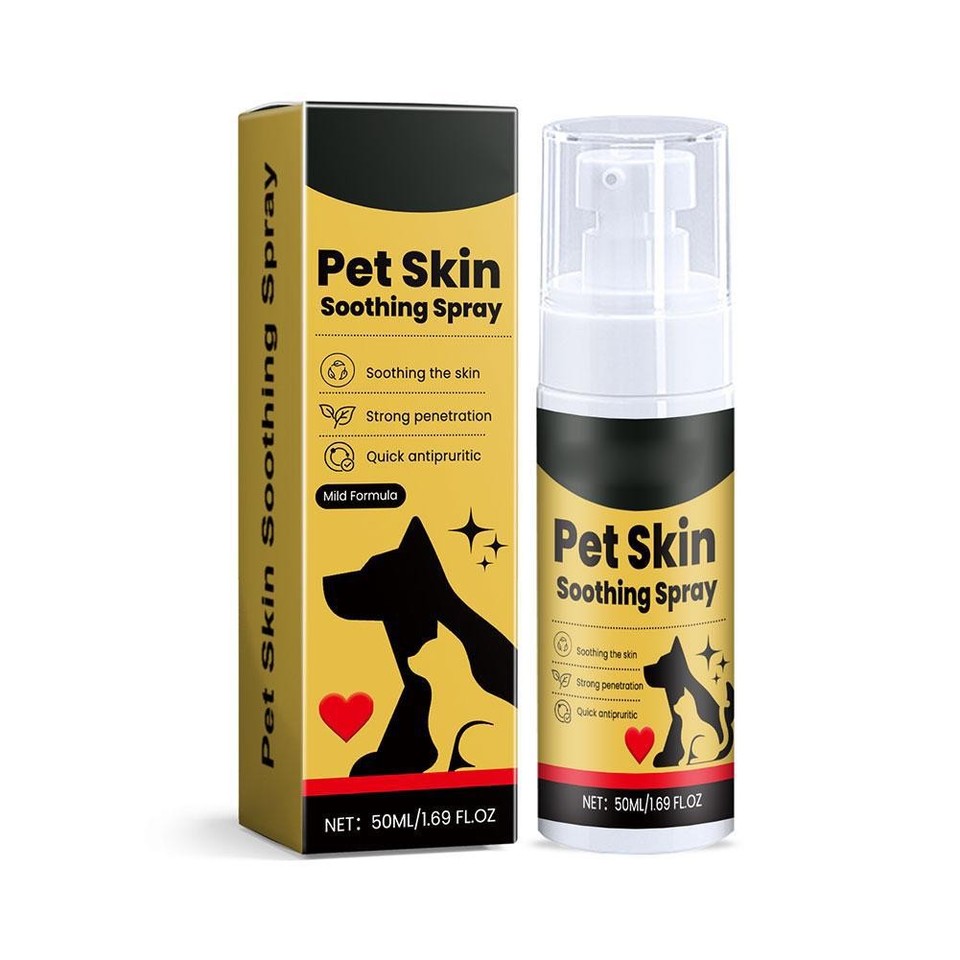 Pet Skin Care Spray Cat & Dog Skin Wound Fungus Ring worm Itc hing 50 ...