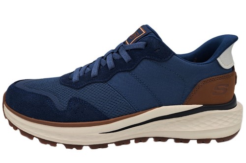 Skechers Herren Slip-Ins Blau-Kombi 211069 BLU Herren Schuhe | eBay.de