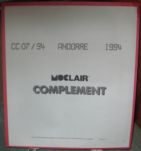 MOC - JEU ANDORRE FRANCAIS MOCLAIR 1994 (Avec Pochettes) | eBay