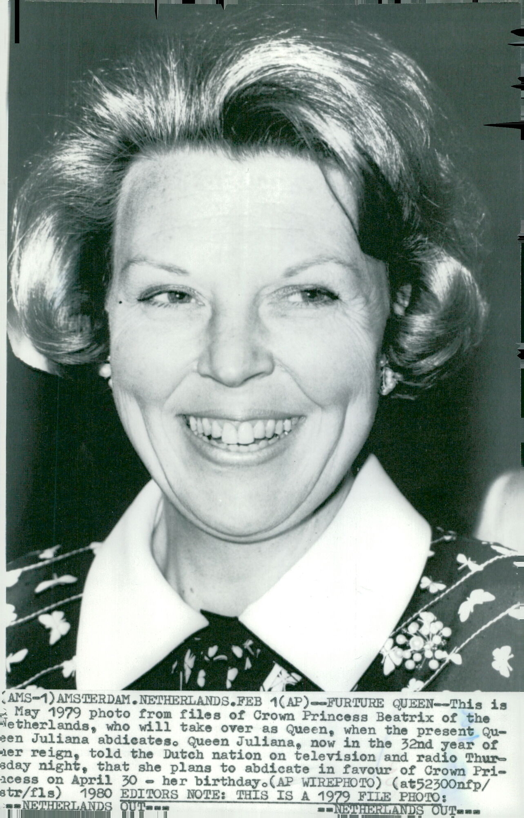Princess Beatrix of the Netherlands - Vintage Photograph 1338546 | eBay