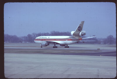 Orig 35mm airline slide Continental Airlines DC-10-10 N68055 Buy 4 ...