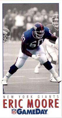 1992 NFL Gameday Tallboy Tall Boy ERIC MOORE New York Giants #83 | eBay
