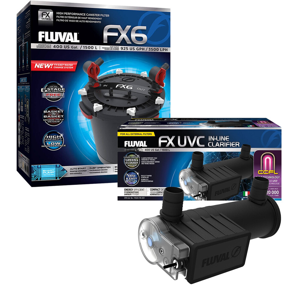 FLUVAL 107 207 307 407 FX2 FX4 FX6 EXTERNAL POWER FILTER + MEDIA And ...