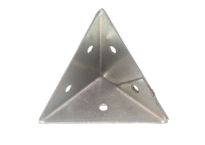 New 12 X Pyramid Corner Angle Brackets Steel BZP 45mm ( 1 3/4 ...