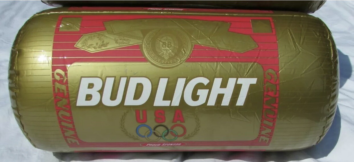 Vintage 1996 Budweiser Bud Light Ice Gold Beer Cans USA Olympics ...