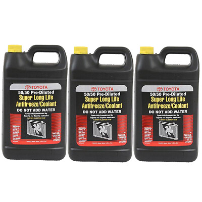 Genuine OEM 50/50 Pre-Diluted Super Long Life 3 Gallon Engine Coolant ...